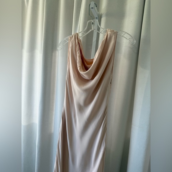 Reiss | Dresses | Reiss Loreta Blush Ivory Off The Shoulder Gown Final ...